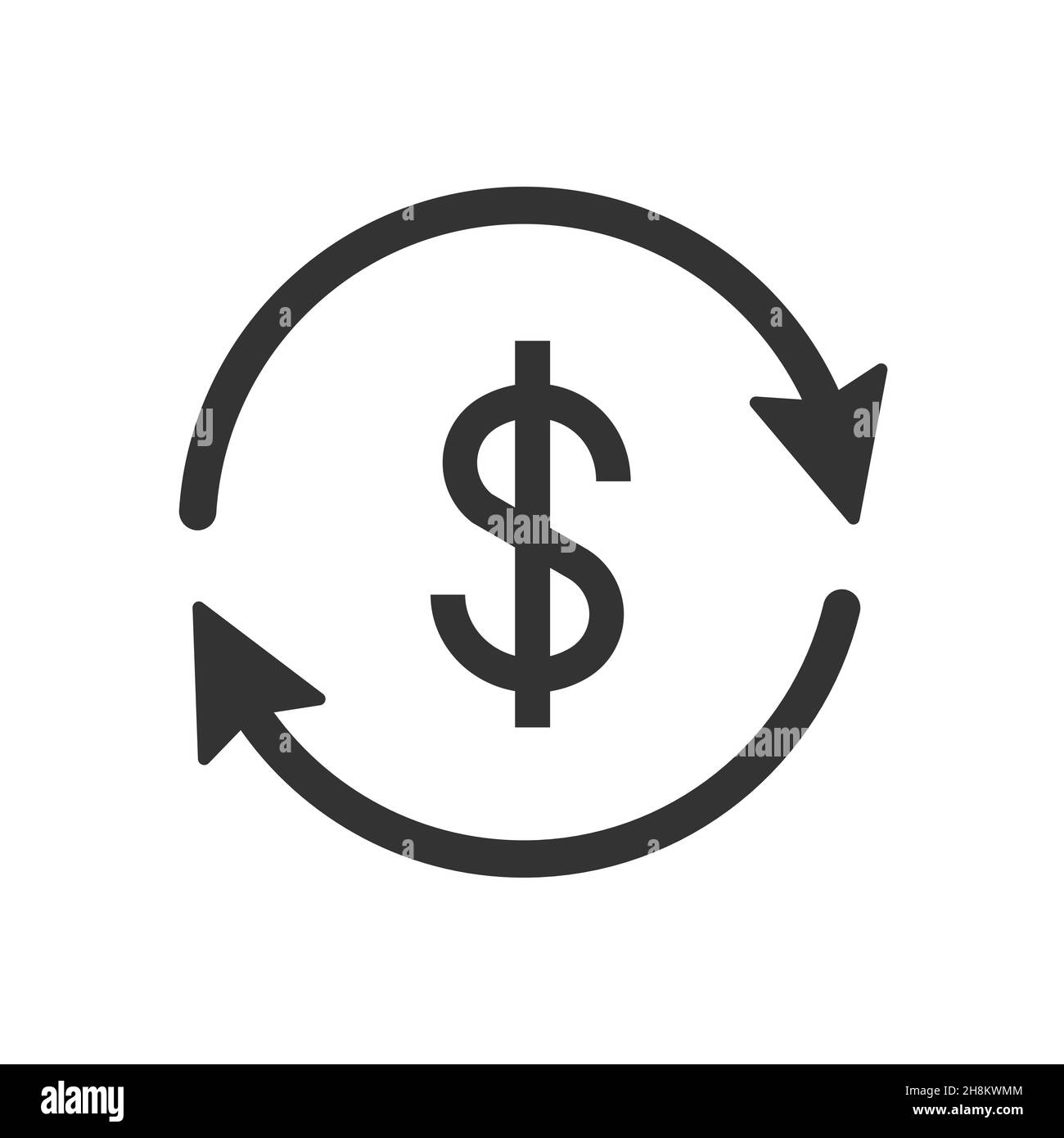Dollar Exchange Icon. Currency exchange icon. Money Transfer sign Stock ...
