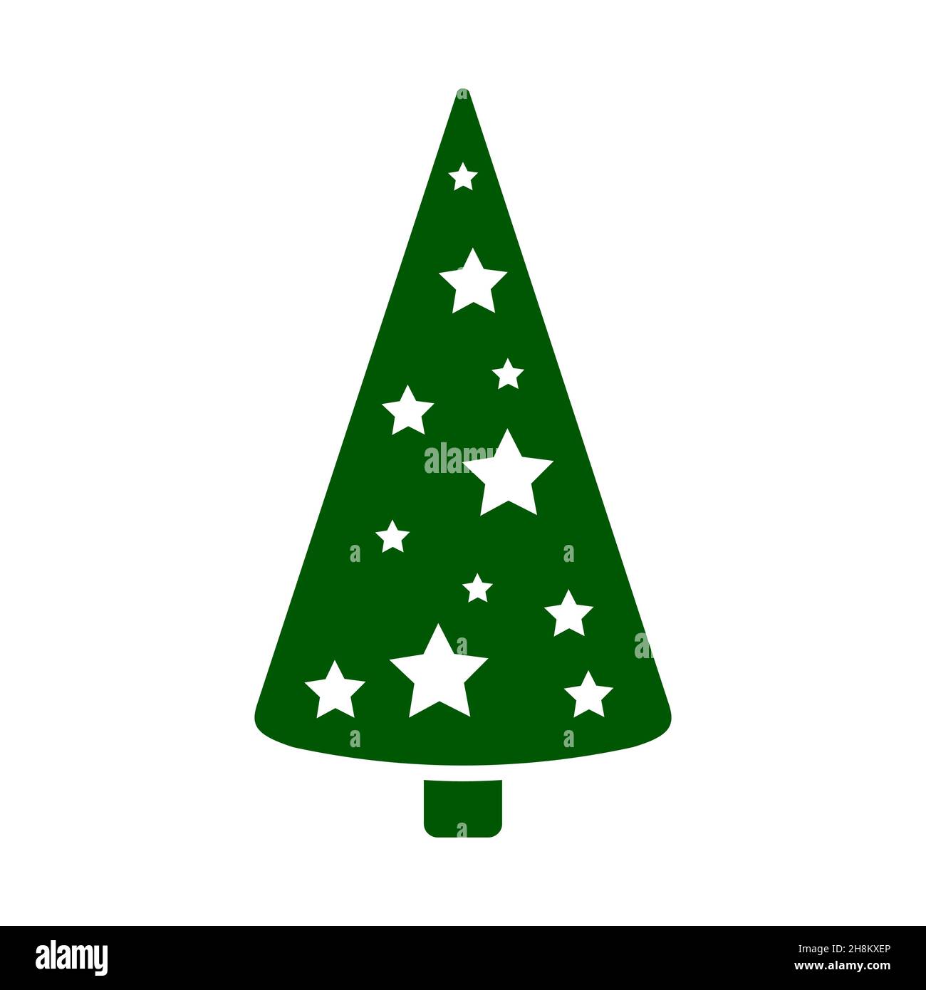 Christmas tree vector Stock Vector Image & Art - Alamy