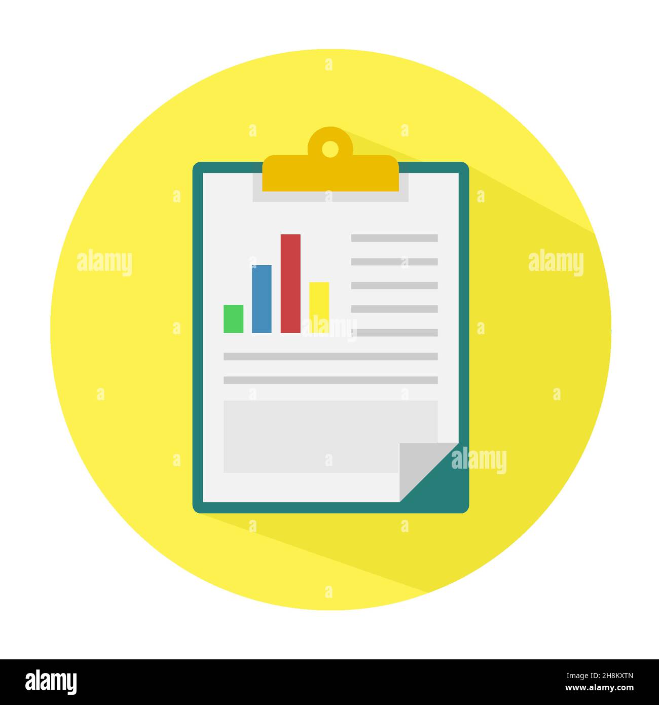Audit research vector icon, financial report data analysis, accounting ...