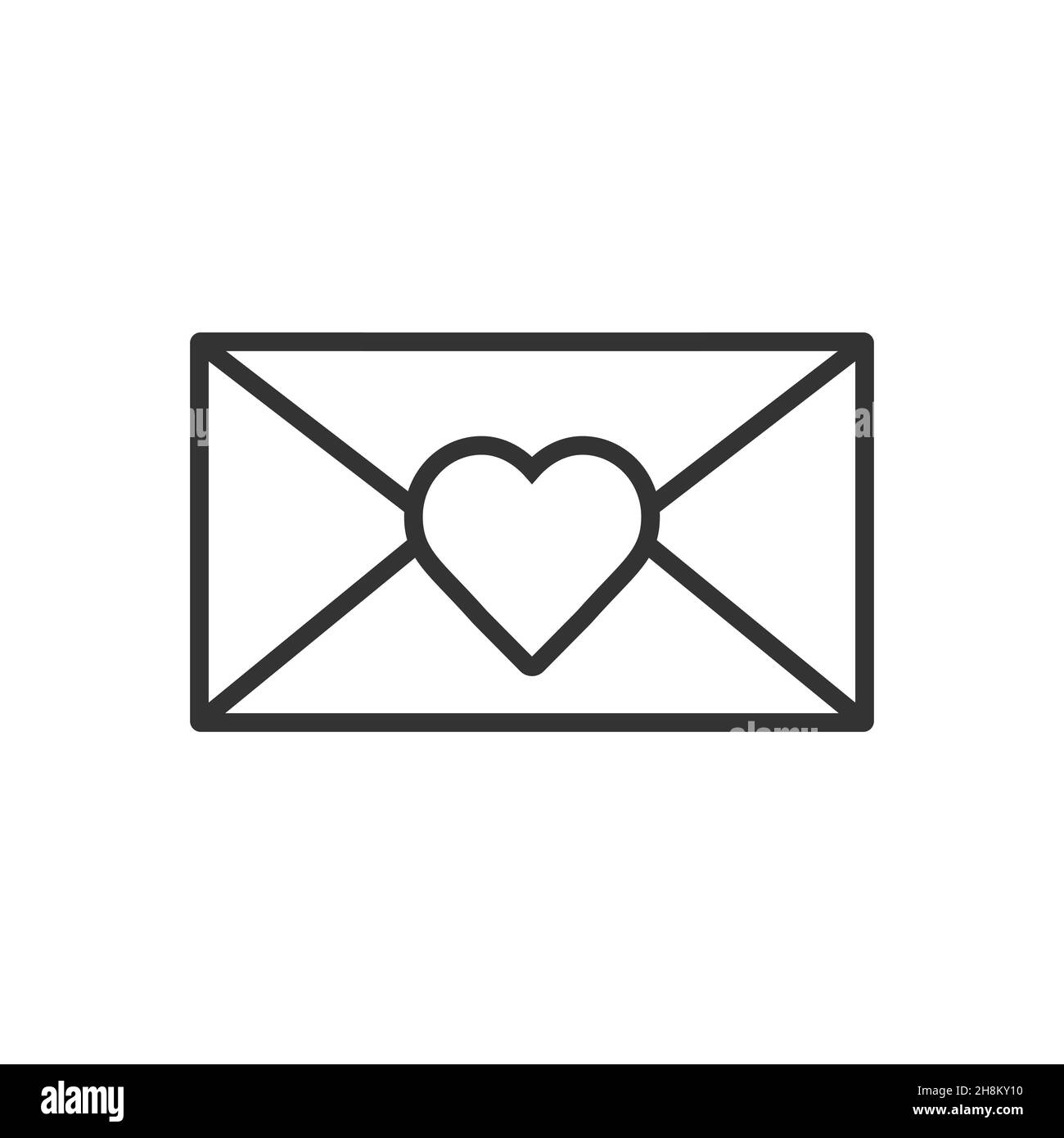 Letter hearts Black and White Stock Photos & Images - Alamy