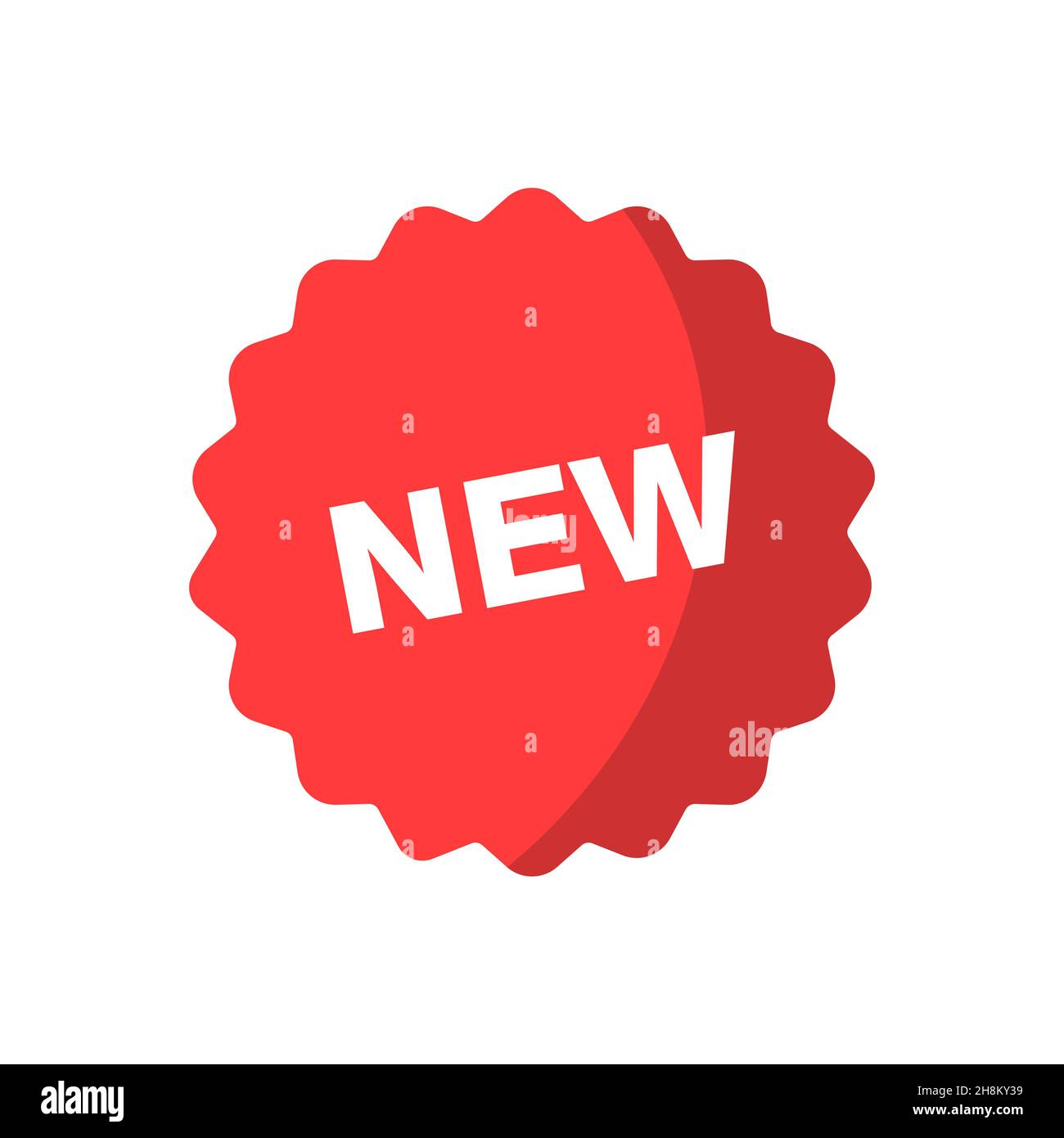 New Labels vector simple icon isolated on white background Stock Vector ...