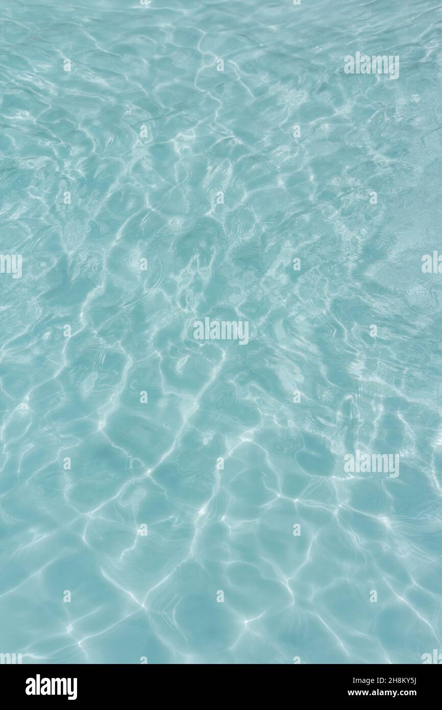 light blue water texture pattern in swimming pool background Stock ...
