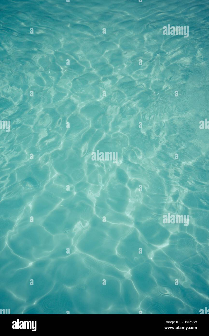 light blue water texture pattern in swimming pool background Stock ...