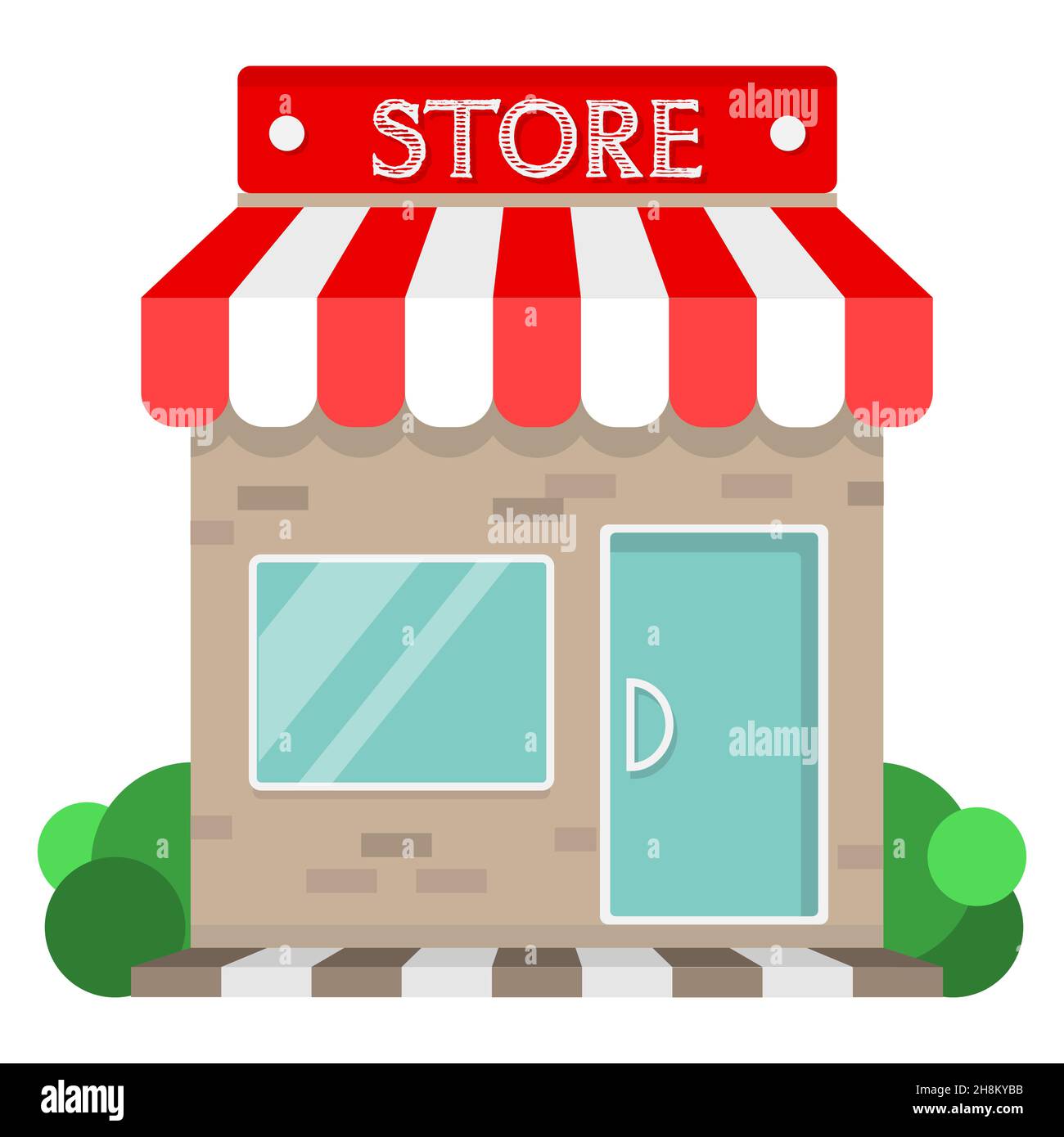 Town community store Cut Out Stock Images & Pictures - Alamy