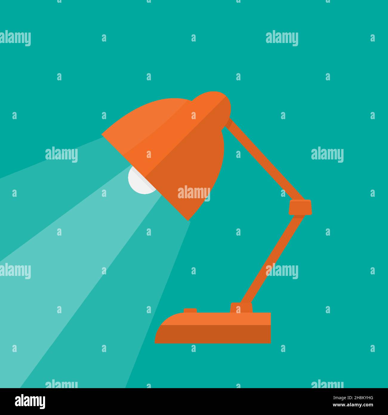 Lamp desk vector Stock Vector Images - Alamy