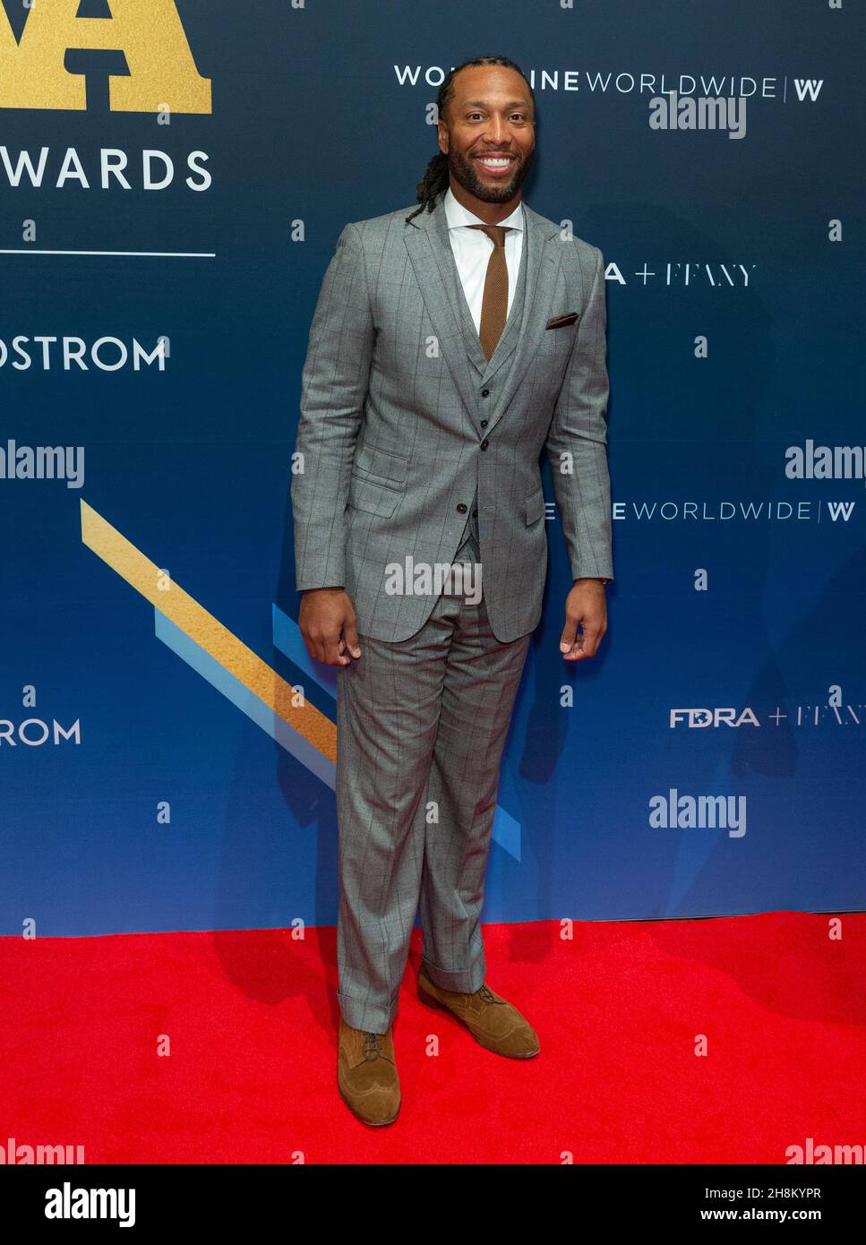 New York, NY - November 30, 2021: Larry Fitzgerald Jr. attends 2021 ...