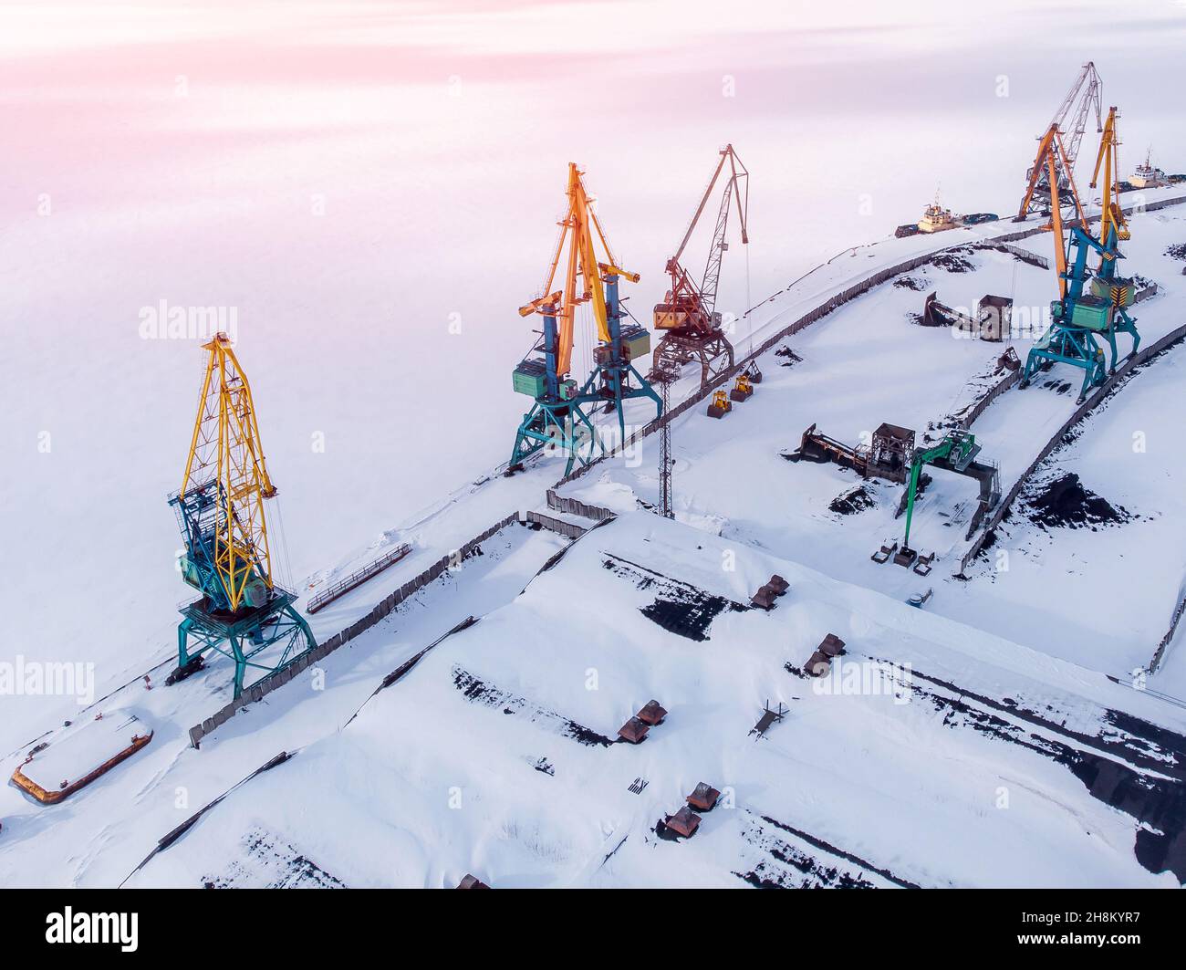 Coal mines aerial view hi-res stock photography and images - Alamy