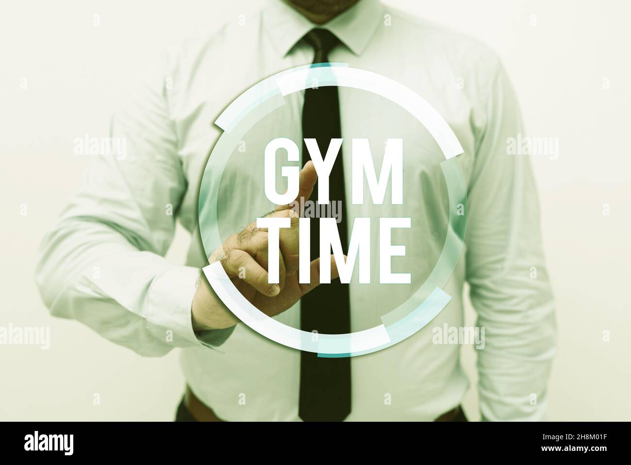Sign displaying Gym Time. Word Written on a motivation to start working ...