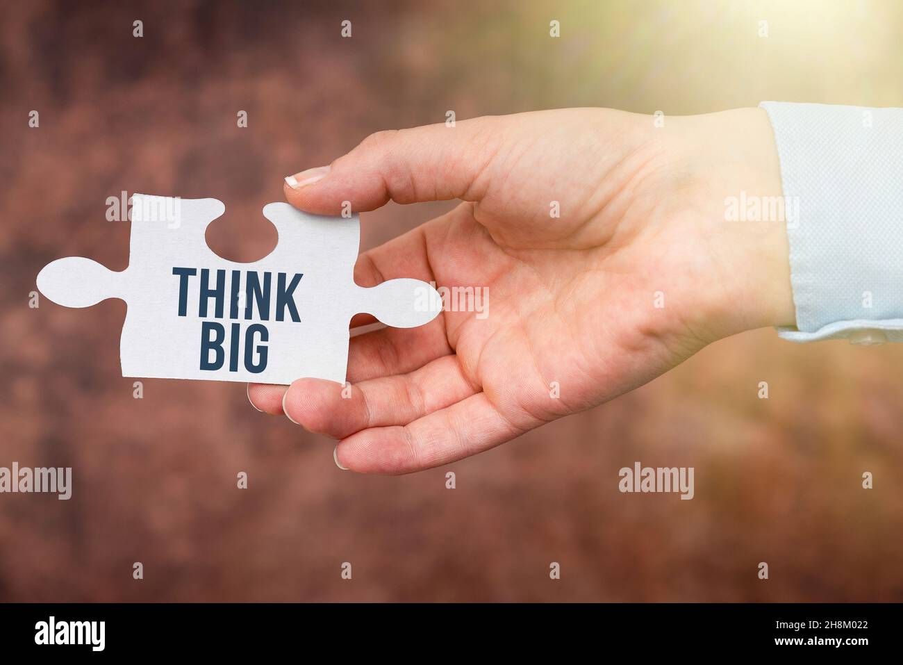 Inspiration showing sign Think Big. Business approach To plan for ...