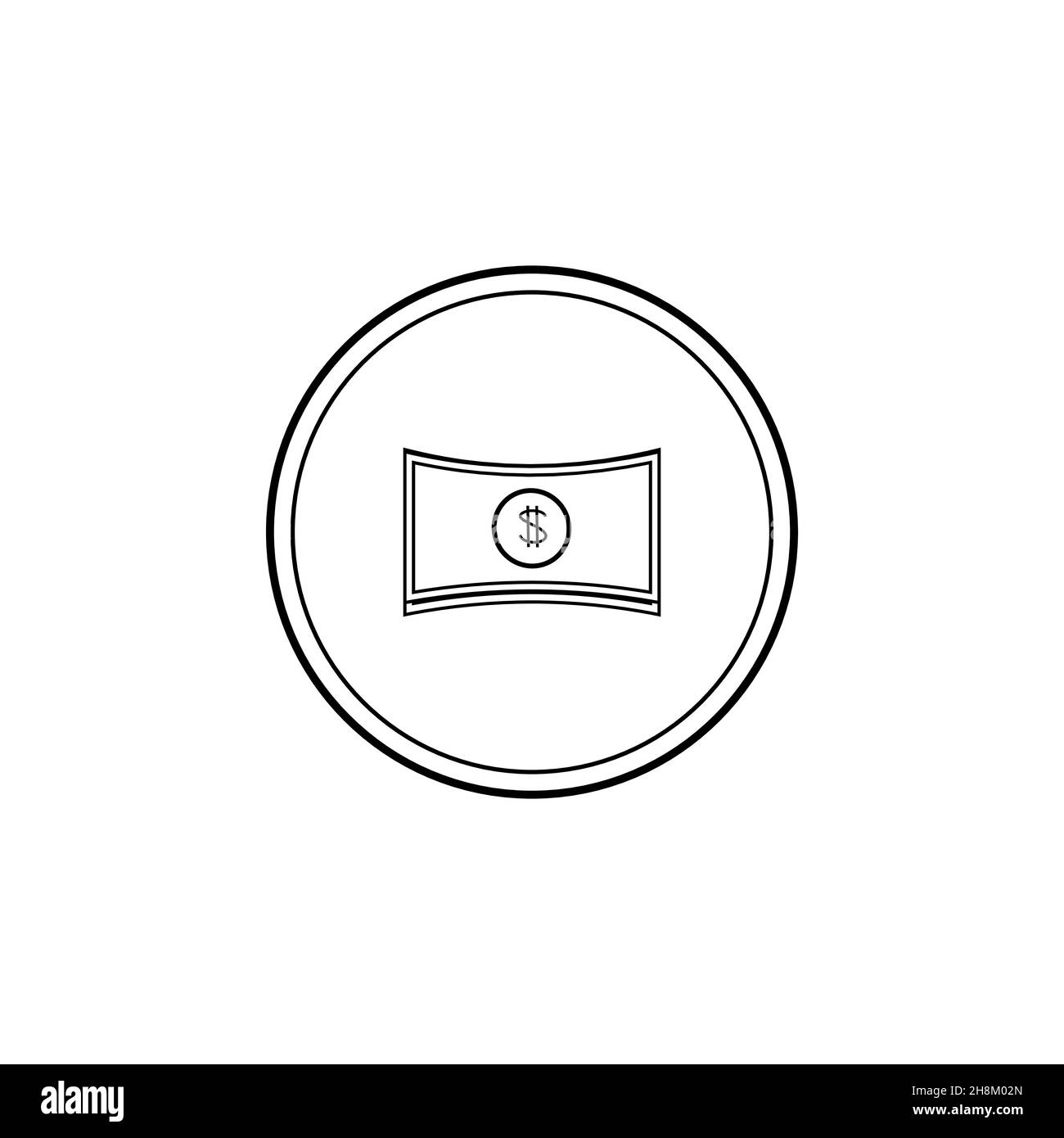 Pack dollar bills on Stock Vector Images - Alamy