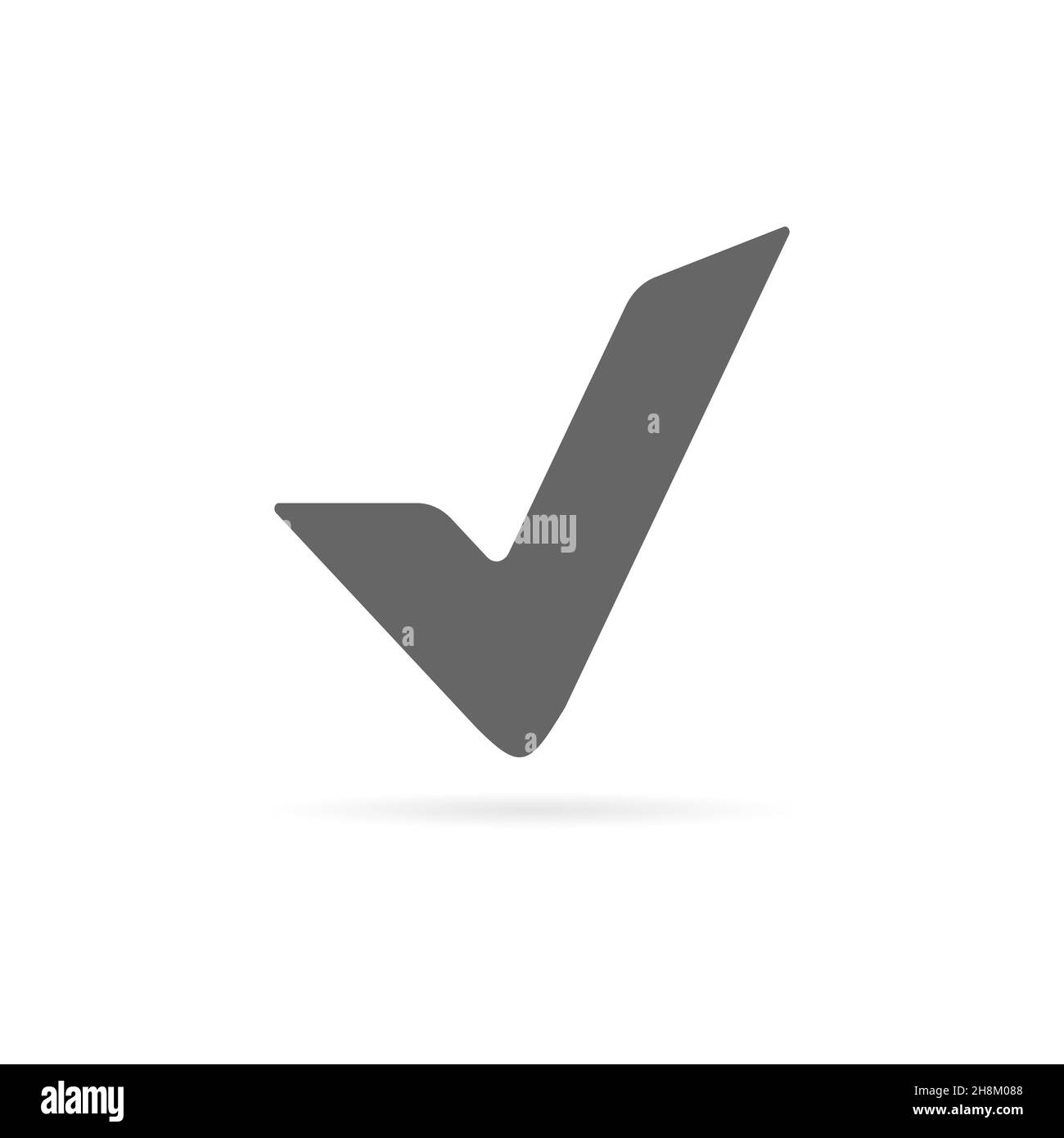 Check mark symbol, vector isolated on white background Stock Vector ...