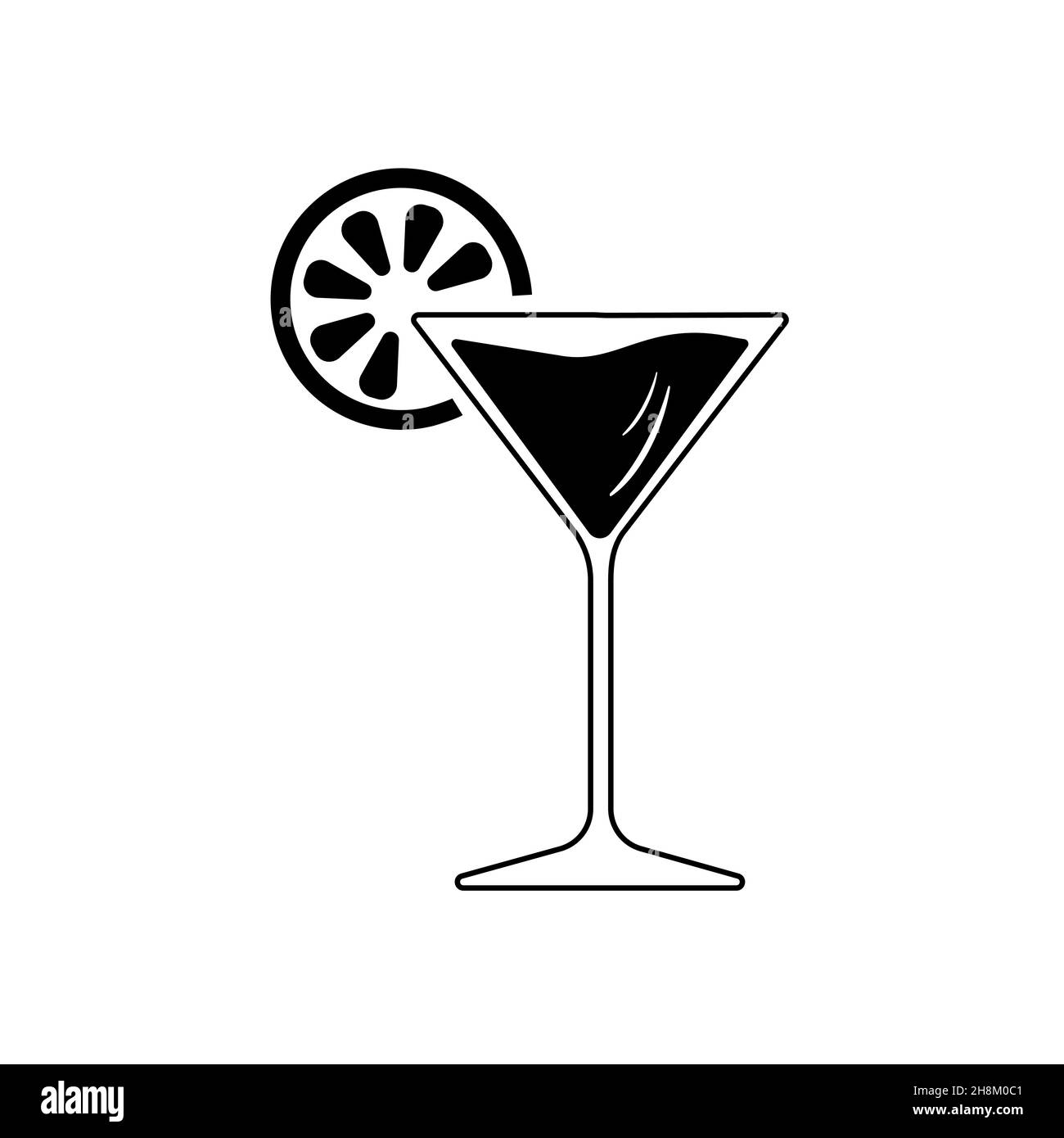 Cocktail Glass Vector