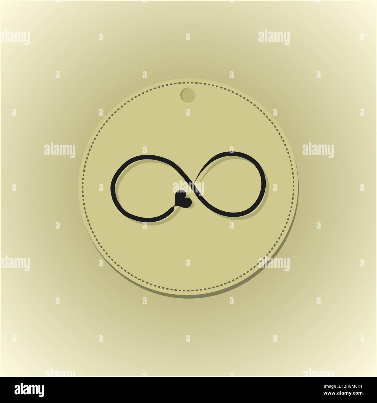 Infinity sign. Vector design isolated on white background Stock Vector ...