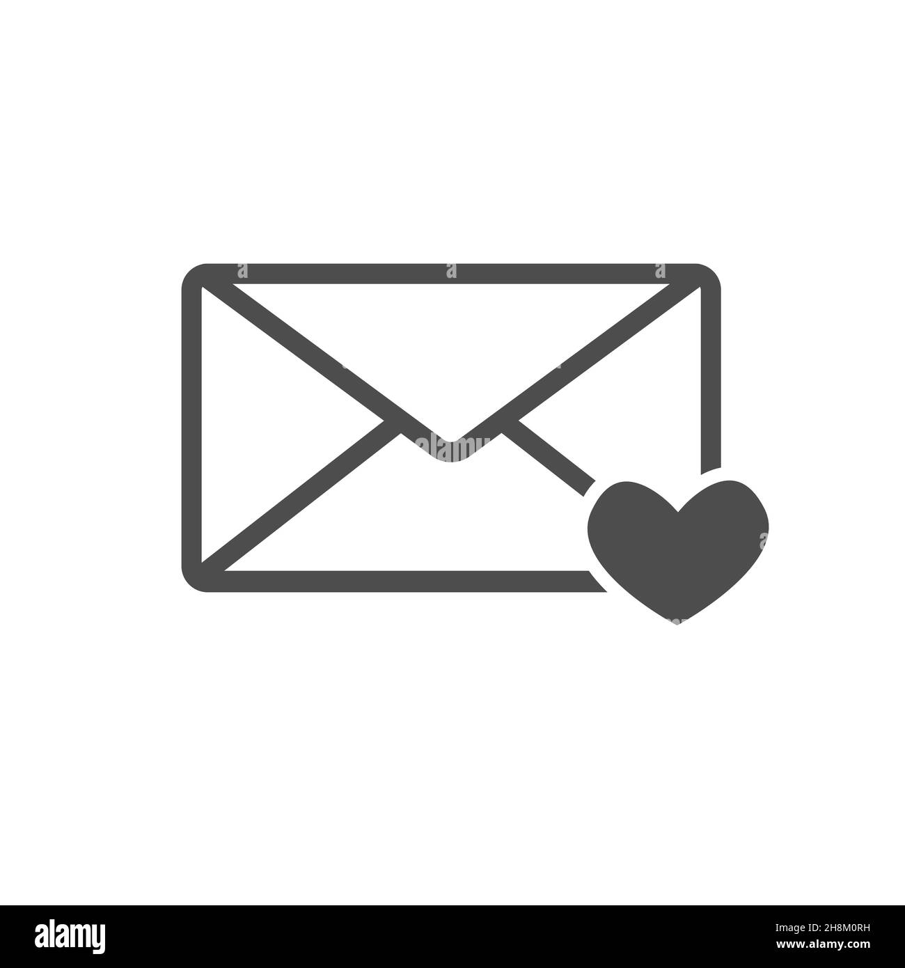Valentine day post card Black and White Stock Photos & Images - Alamy