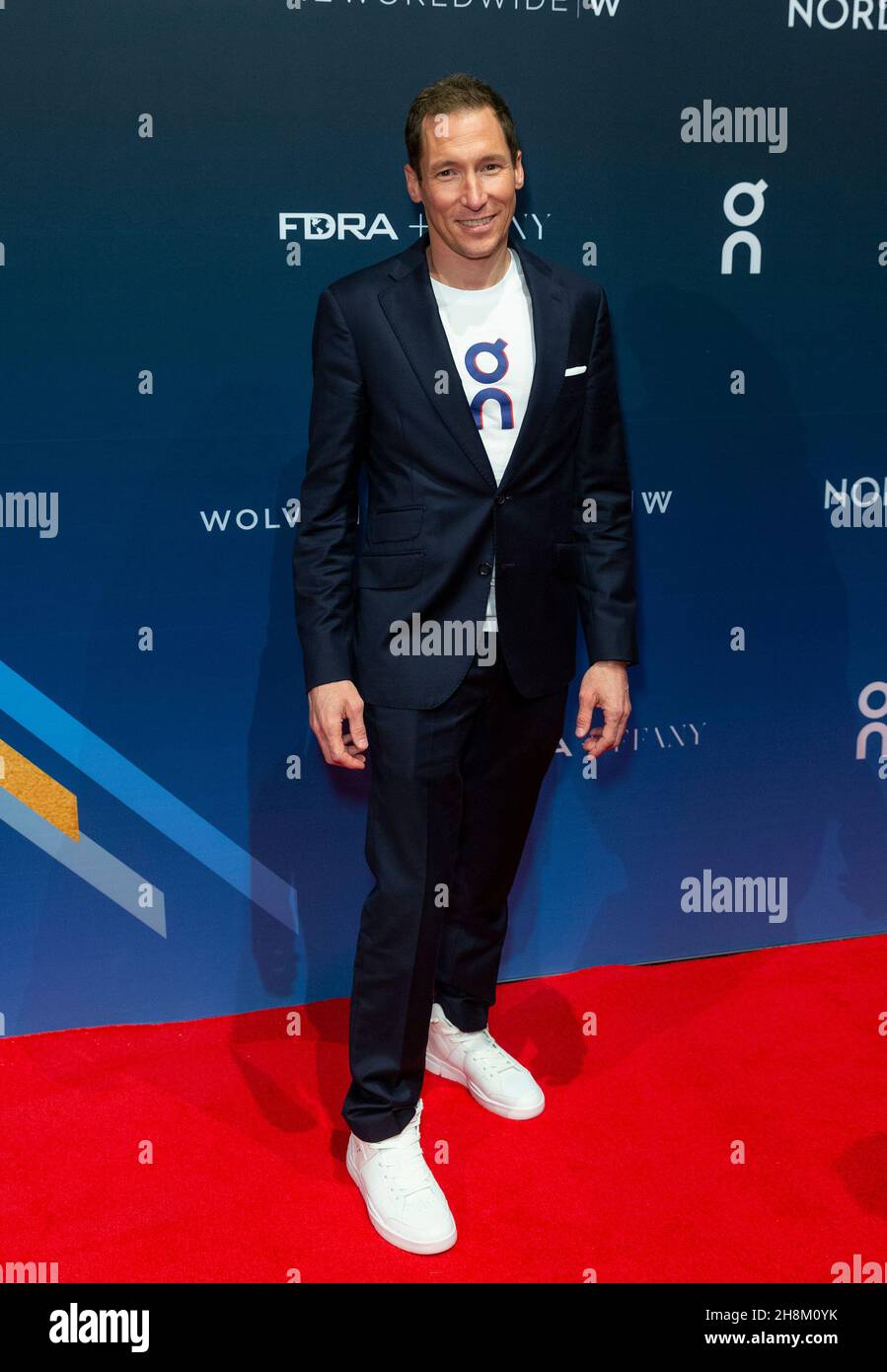 New York, US, November 30, 2021, Marc Maurer attends 2021 Footwear News ...