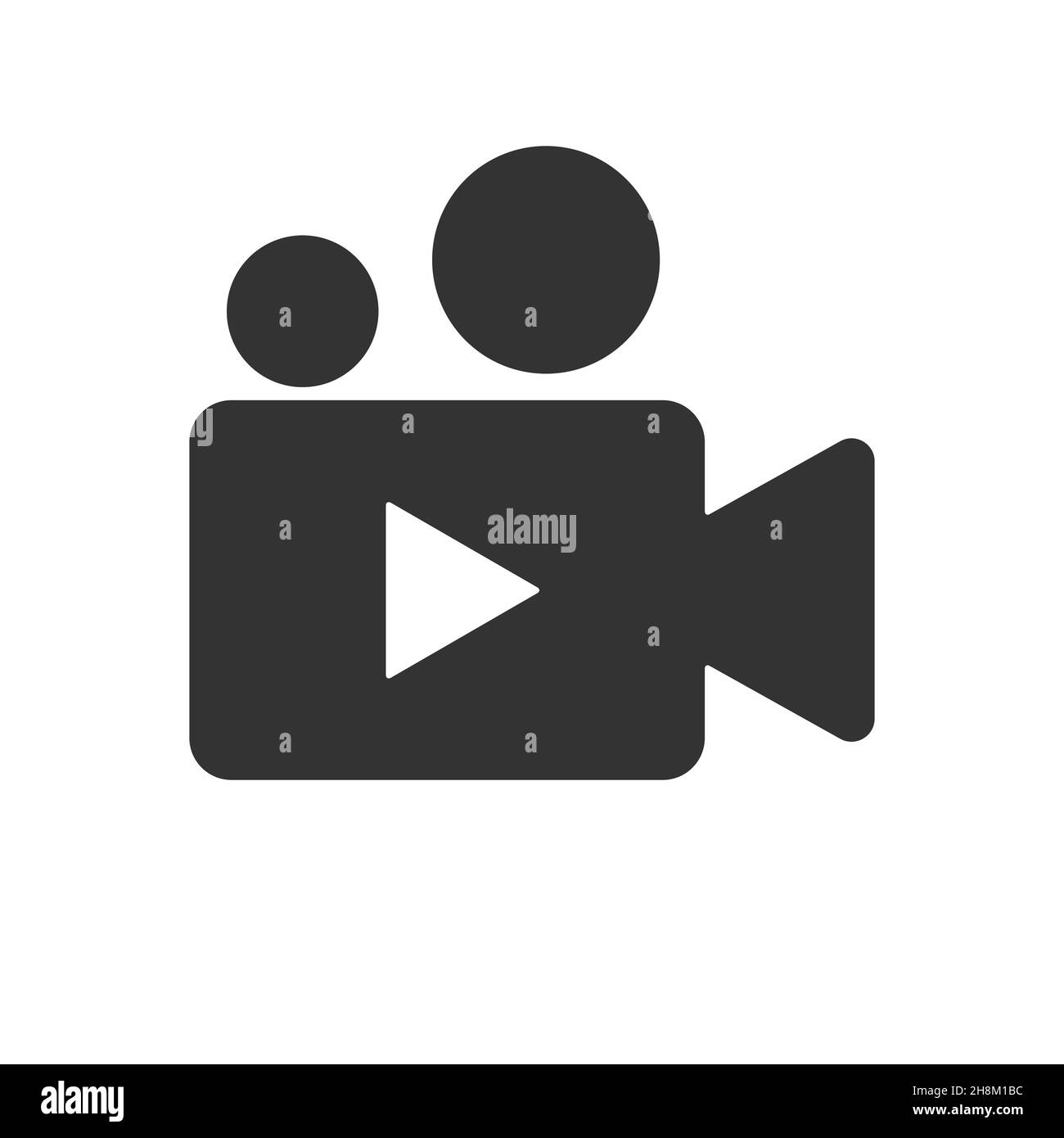Video recording vector Black and White Stock Photos & Images - Alamy