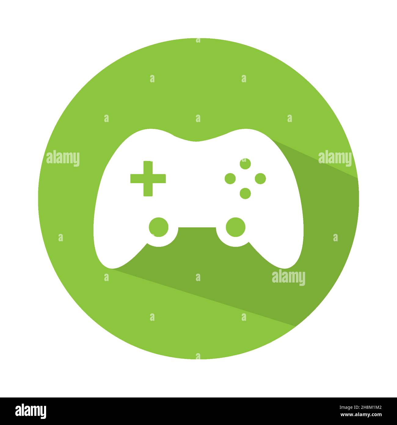 Illustration of Flat Game pad Icon Vector Symbol Background Stock ...
