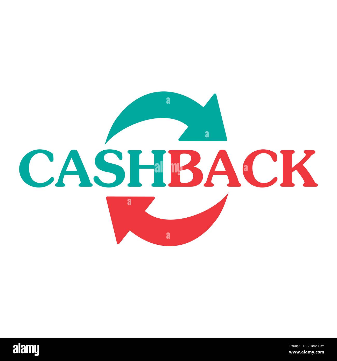 Cashback symbol with arrow around icon Stock Vector Image & Art - Alamy