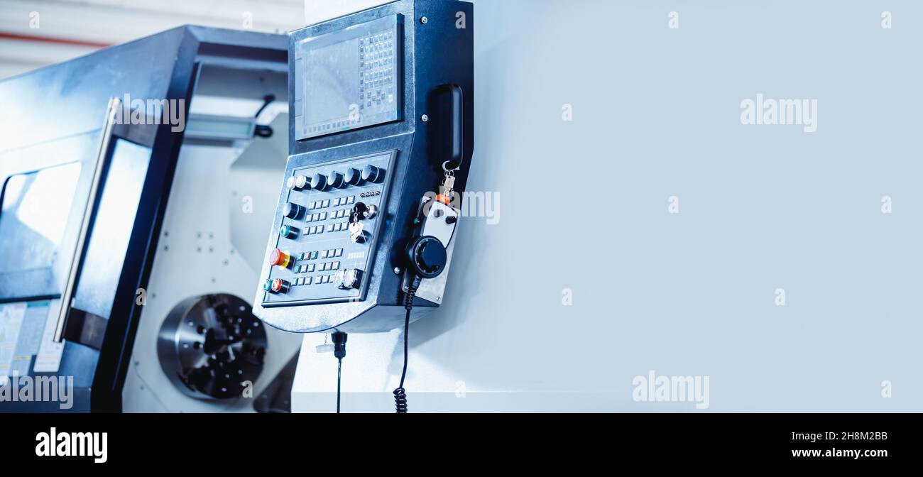 Banner Control panel Industrial modern CNC drill robot for detail ...