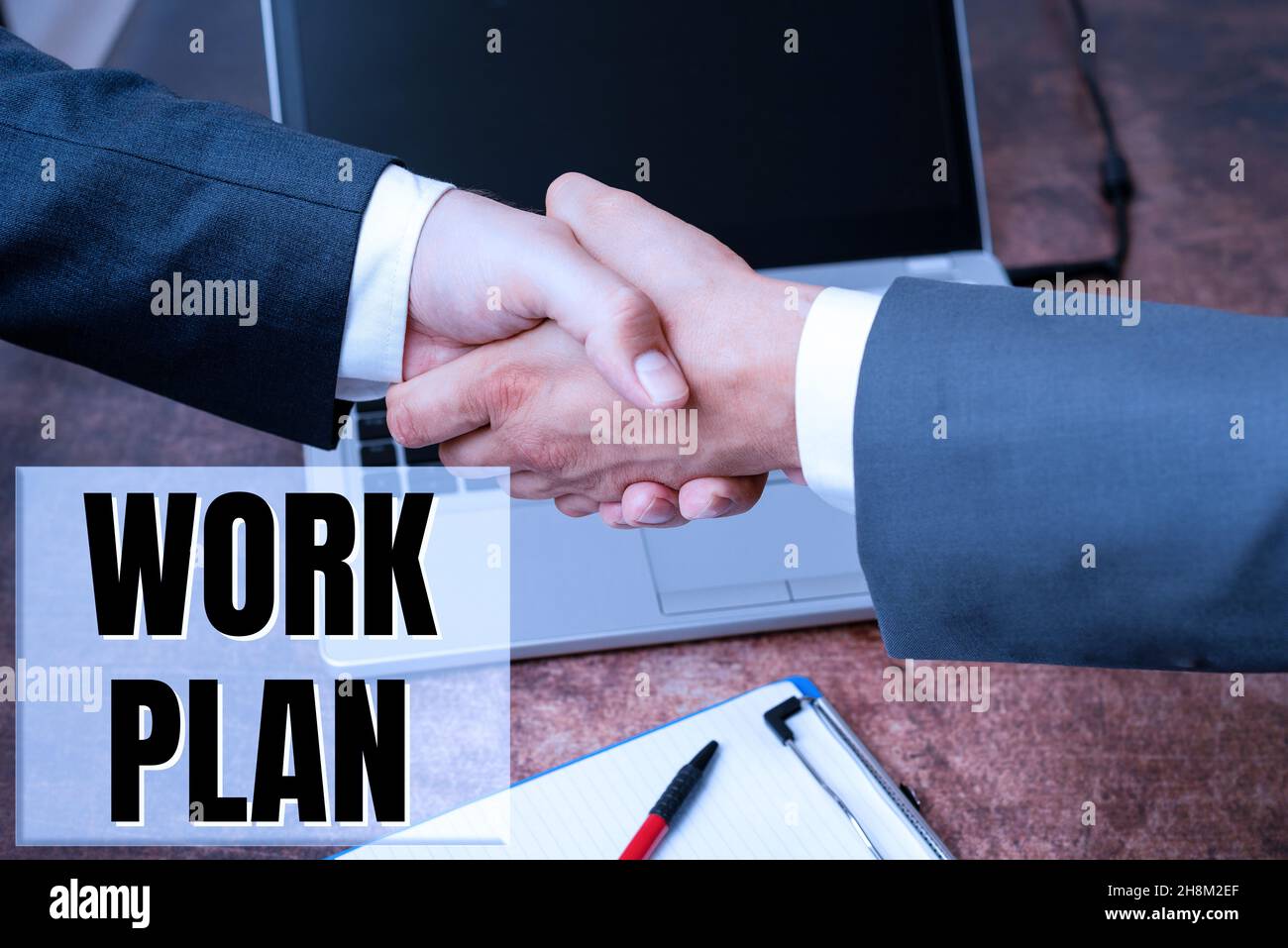 Inspiration showing sign Work Plan. Concept meaning project to be ...