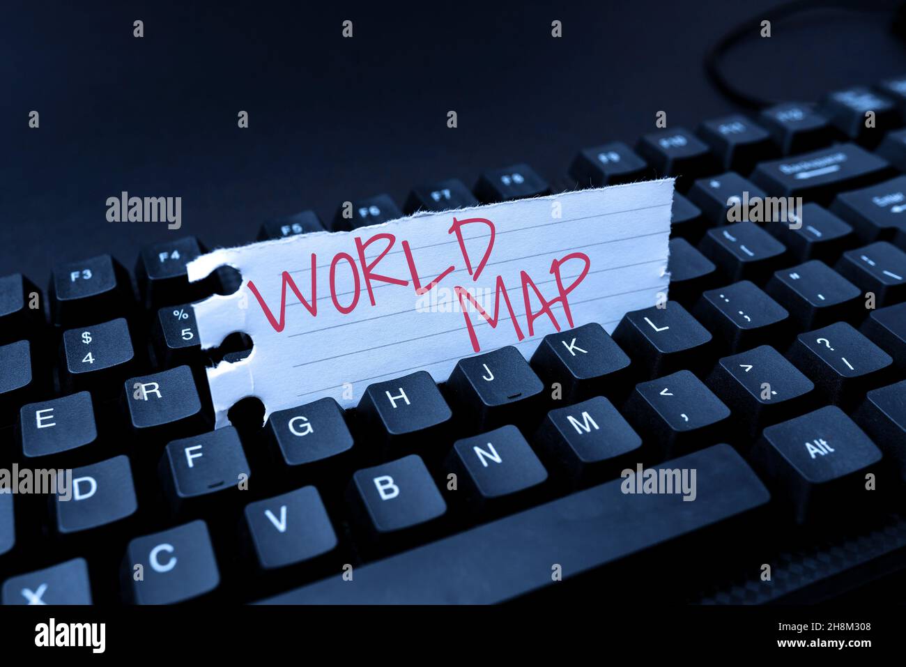 Sign Displaying World Map Business Overview A Diagrammatic Representation Of The Surface Of The