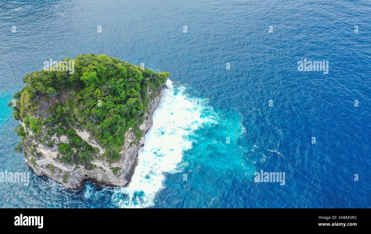 Aerial footage green cliffs volcanic hi-res stock photography and ...