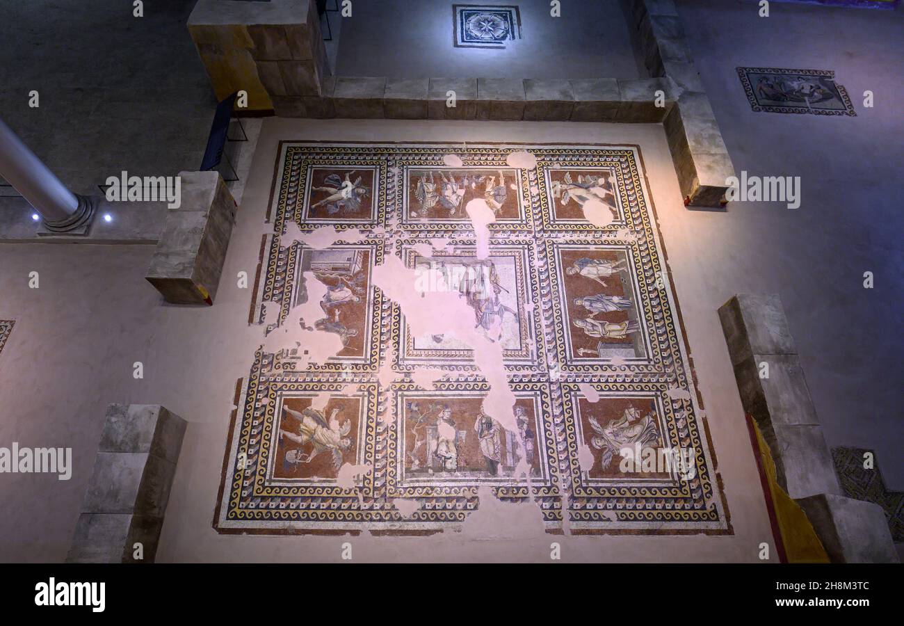 Antakya, Hatay Region, Turkey. The Antakya Archaeology Museum which is ...