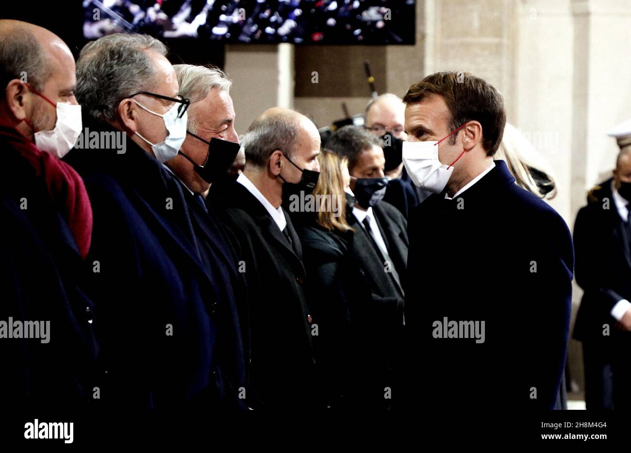 Richard Ferrand, prÃ©sident de l'AssemblÃ©e Nationale, GÃ©rard Larcher, prÃ©sident du SÃ©nat, Le ...