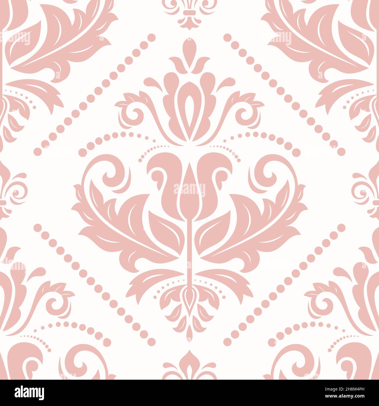 Orient vector classic pattern. Seamless abstract background with ...