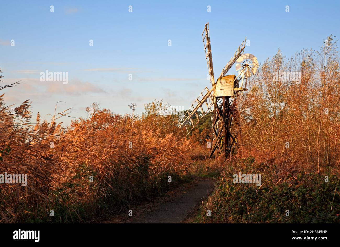 A view of Boardman's Drainage Windmill by the River Ant on the Norfolk ...