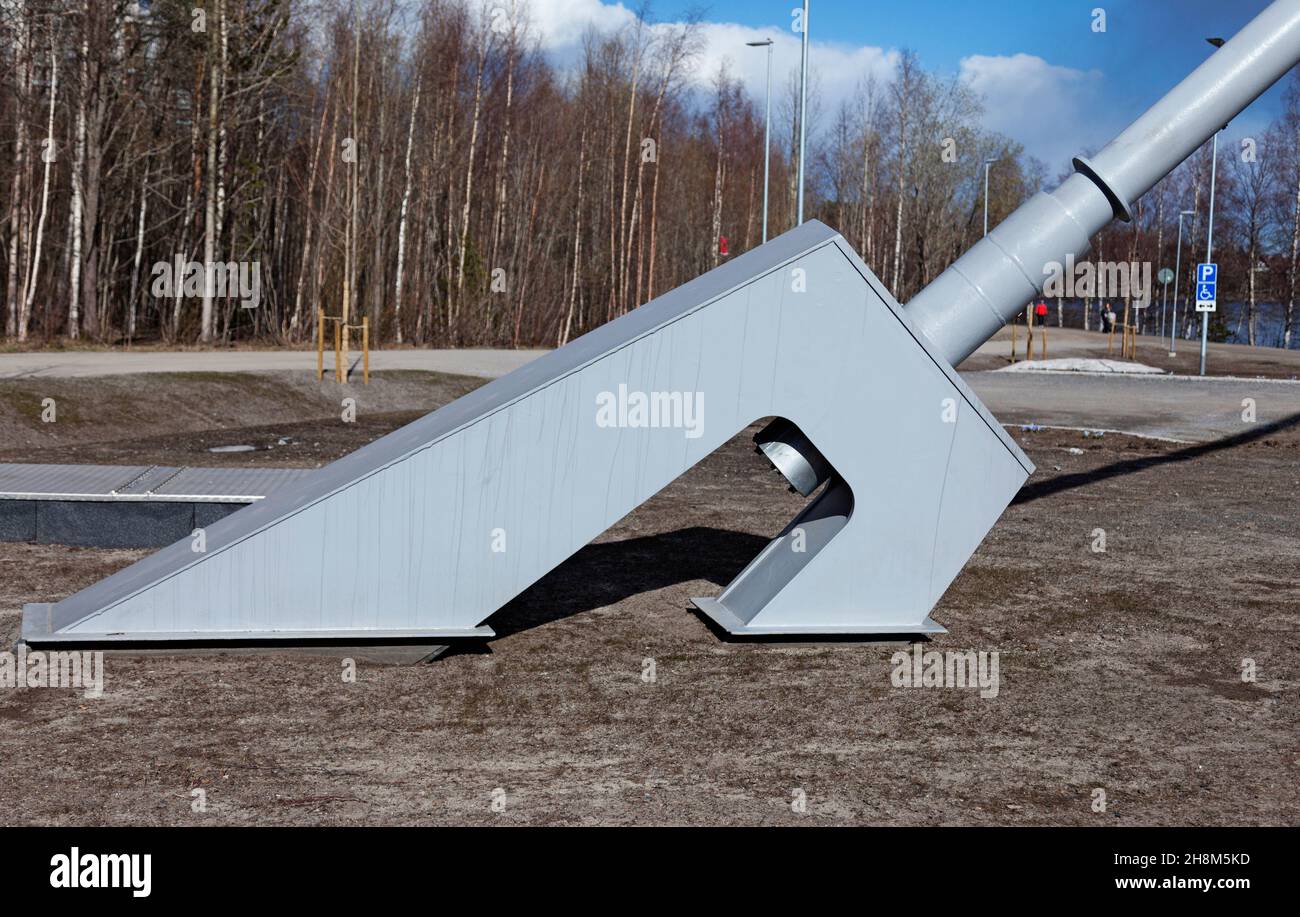 part of the bridge bracket that holds the support structure Stock Photo ...