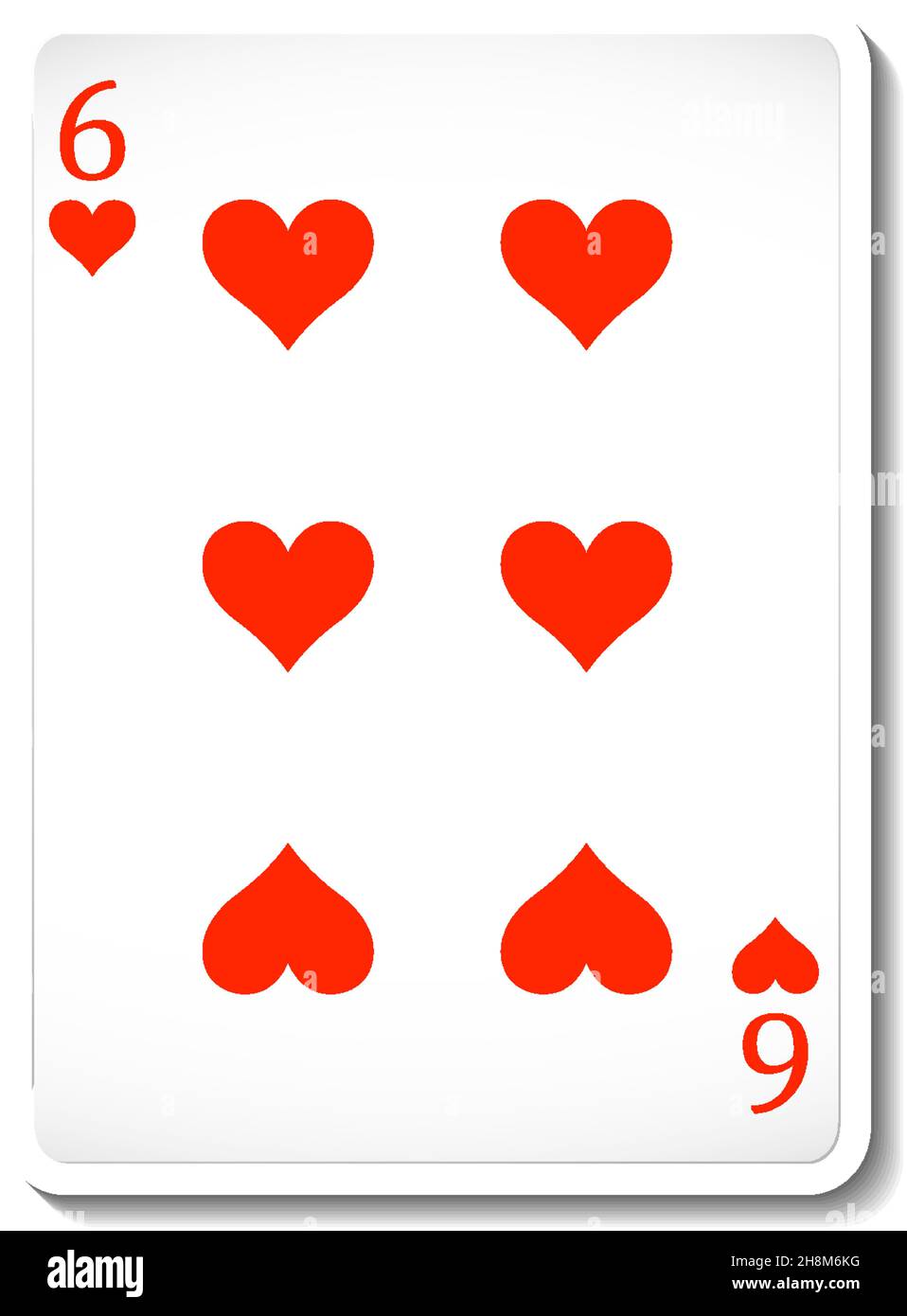 Six hearts Cut Out Stock Images & Pictures - Alamy