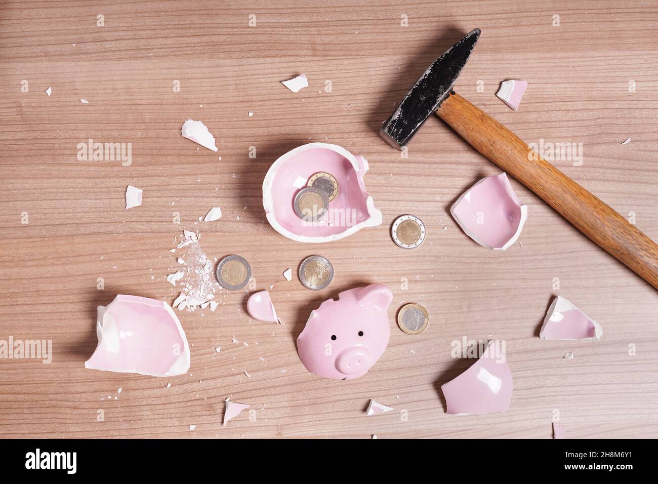 Smashing with hammer concept hi-res stock photography and images - Alamy
