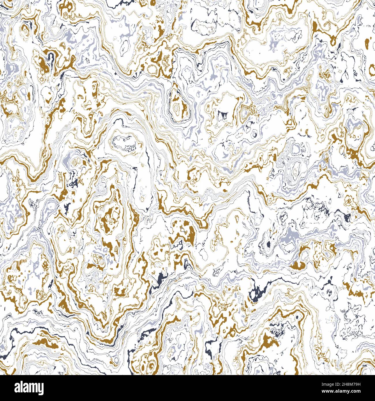 White tonal marbled seamless texture. Irregular pale ink blotch paint ...