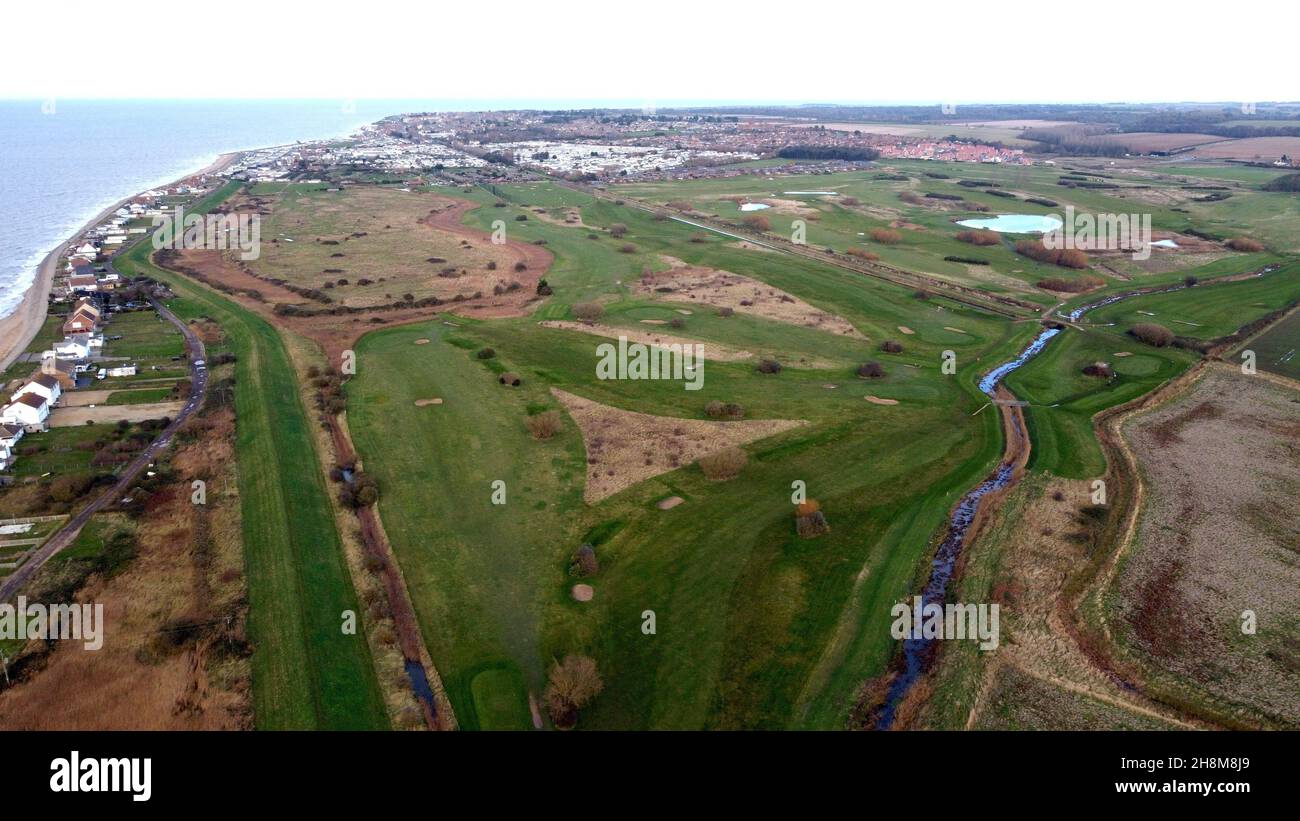 Hunstanton, UK. 29th Nov, 2021. The town of Hunstanton is behind the ...