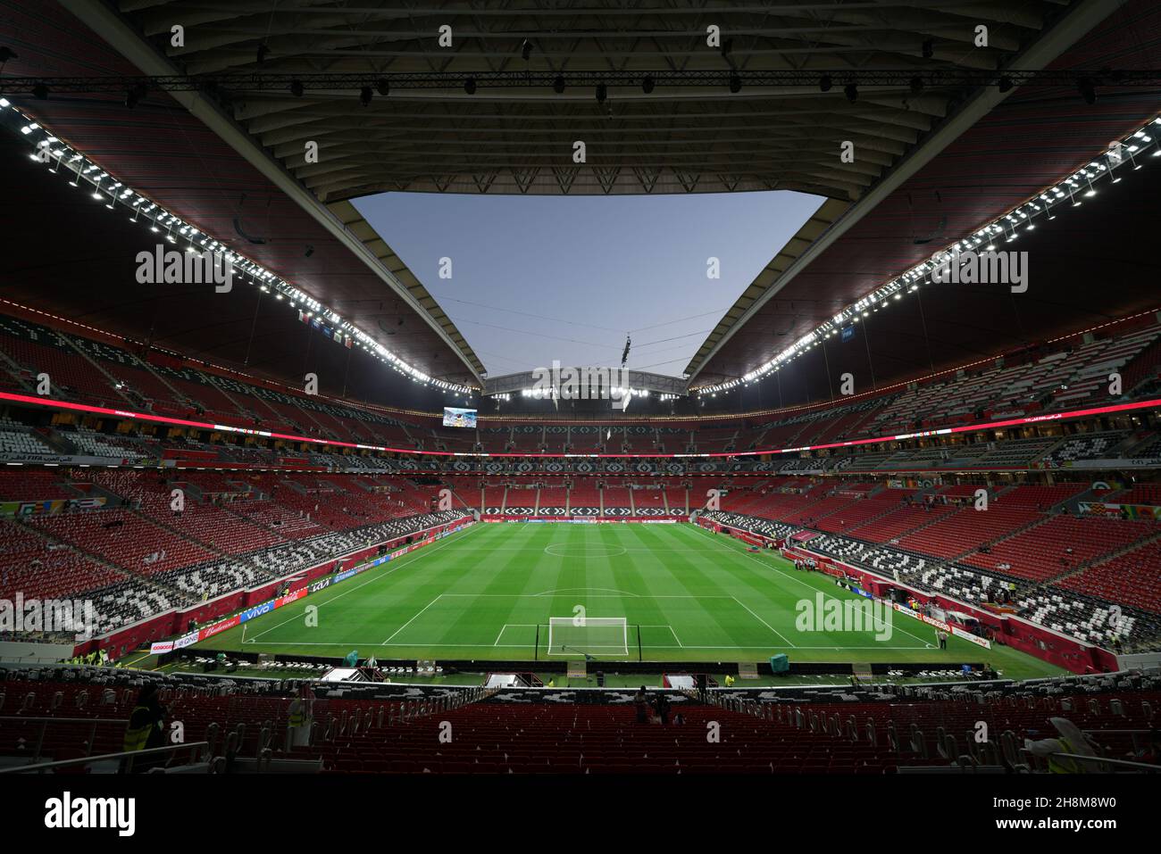 Nov 30, 2021, Al Khor, Qatar. Inside Al Bayt stadium, one of the 2022 ...