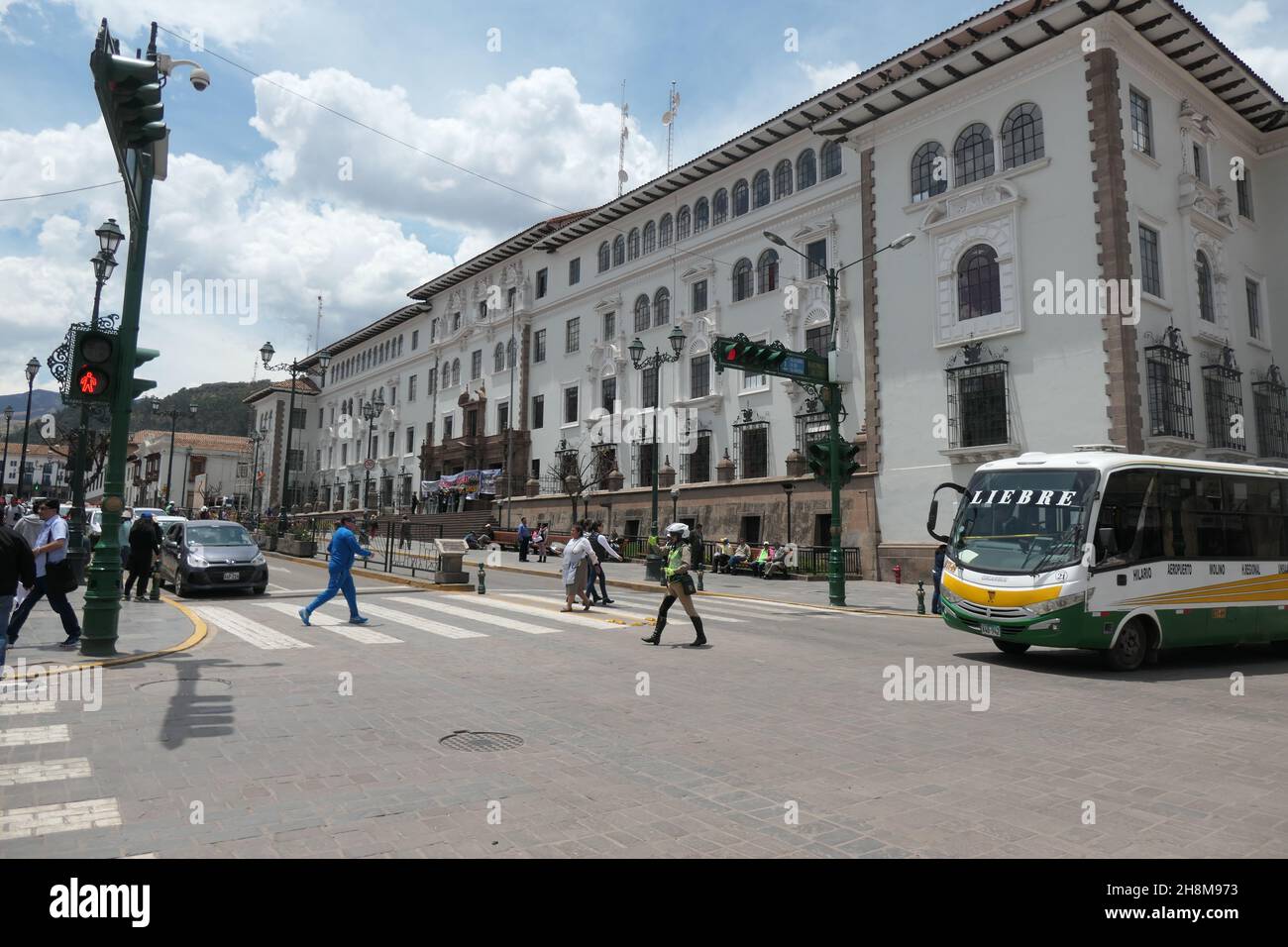 Peru riot police with shields in street at Carnival Cusco Police ...