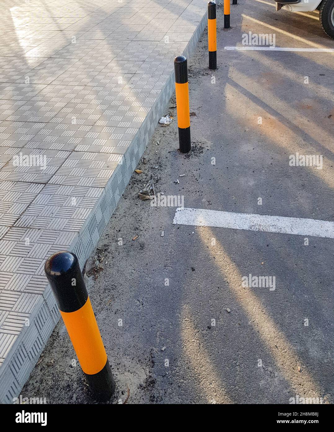 Parking lot blocker hi-res stock photography and images - Alamy
