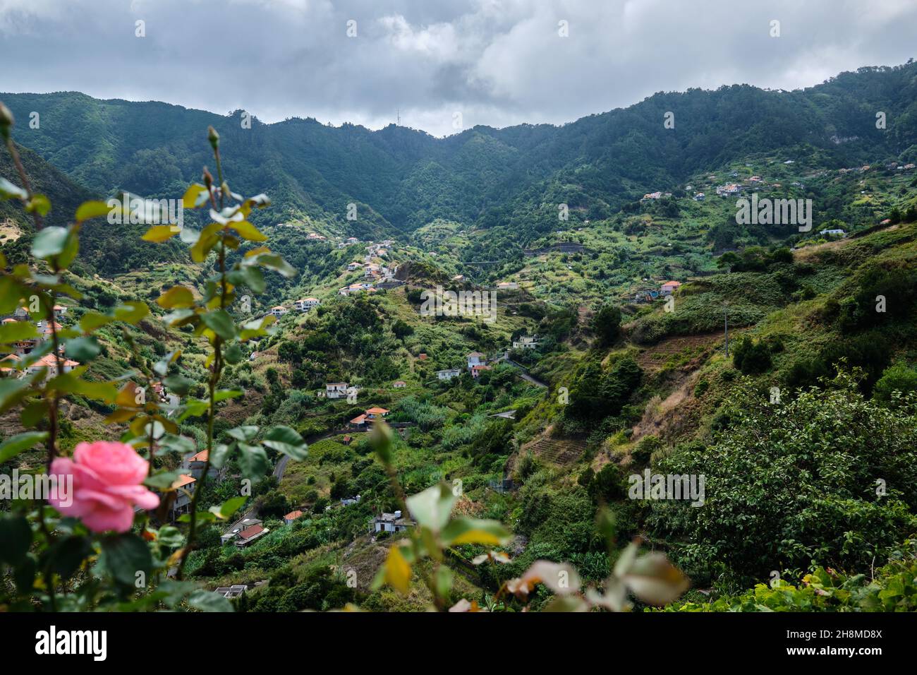 Porto da Cruz Village, north side of Madeira Island Stock Photo - Alamy