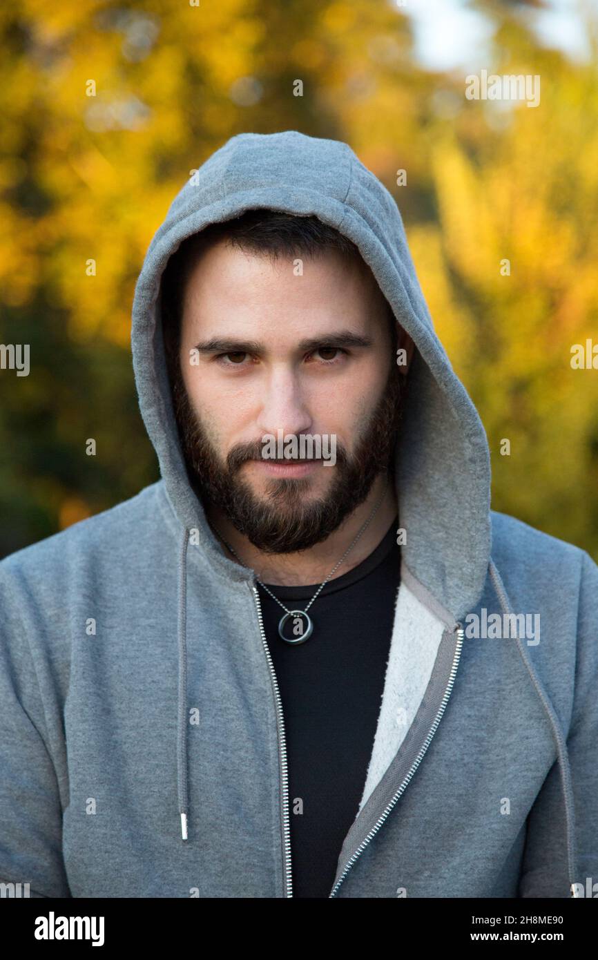 Bearded caucasian hi-res stock photography and images - Alamy