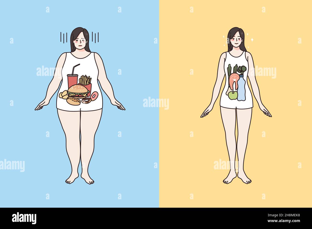 Healthy Vs Fat