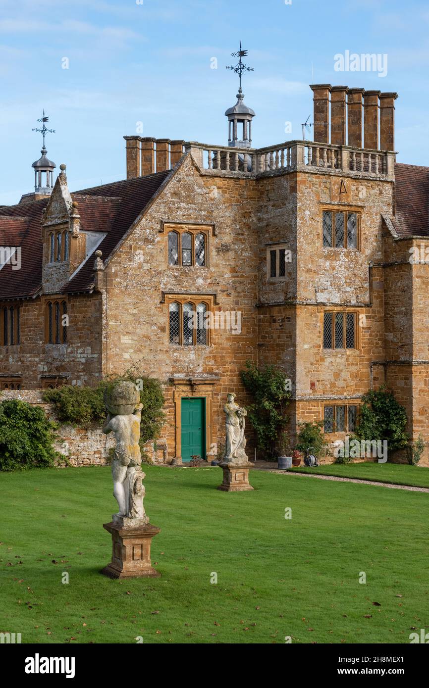 The Manor House at Ashby St Ledgers, Northamptonshire, UK; early Tudor ...
