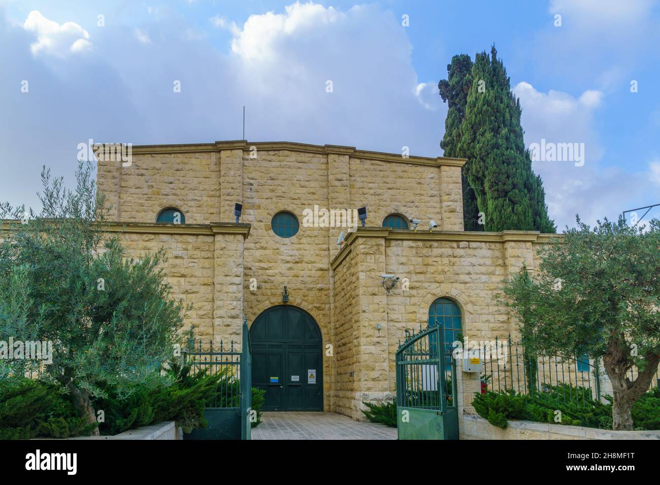 Jerusalem, Israel - November 19, 2021: View of the facade of the ...