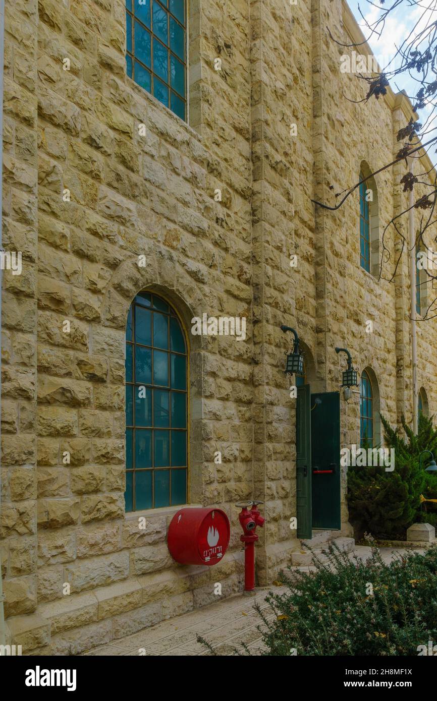 Jerusalem, Israel - November 19, 2021: View of the historic building of ...