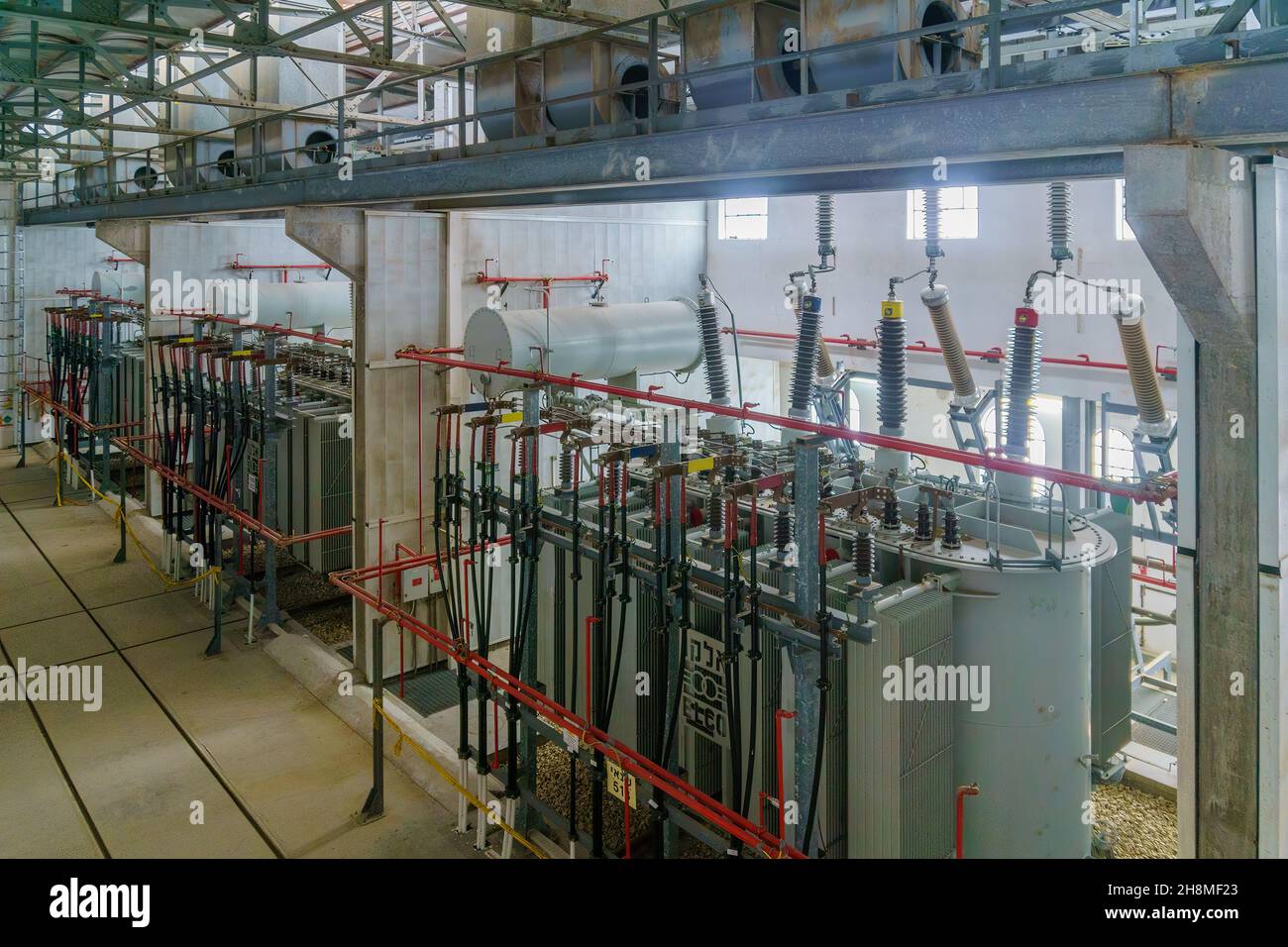 Jerusalem, Israel - November 19, 2021: Transformers and a secondary ...