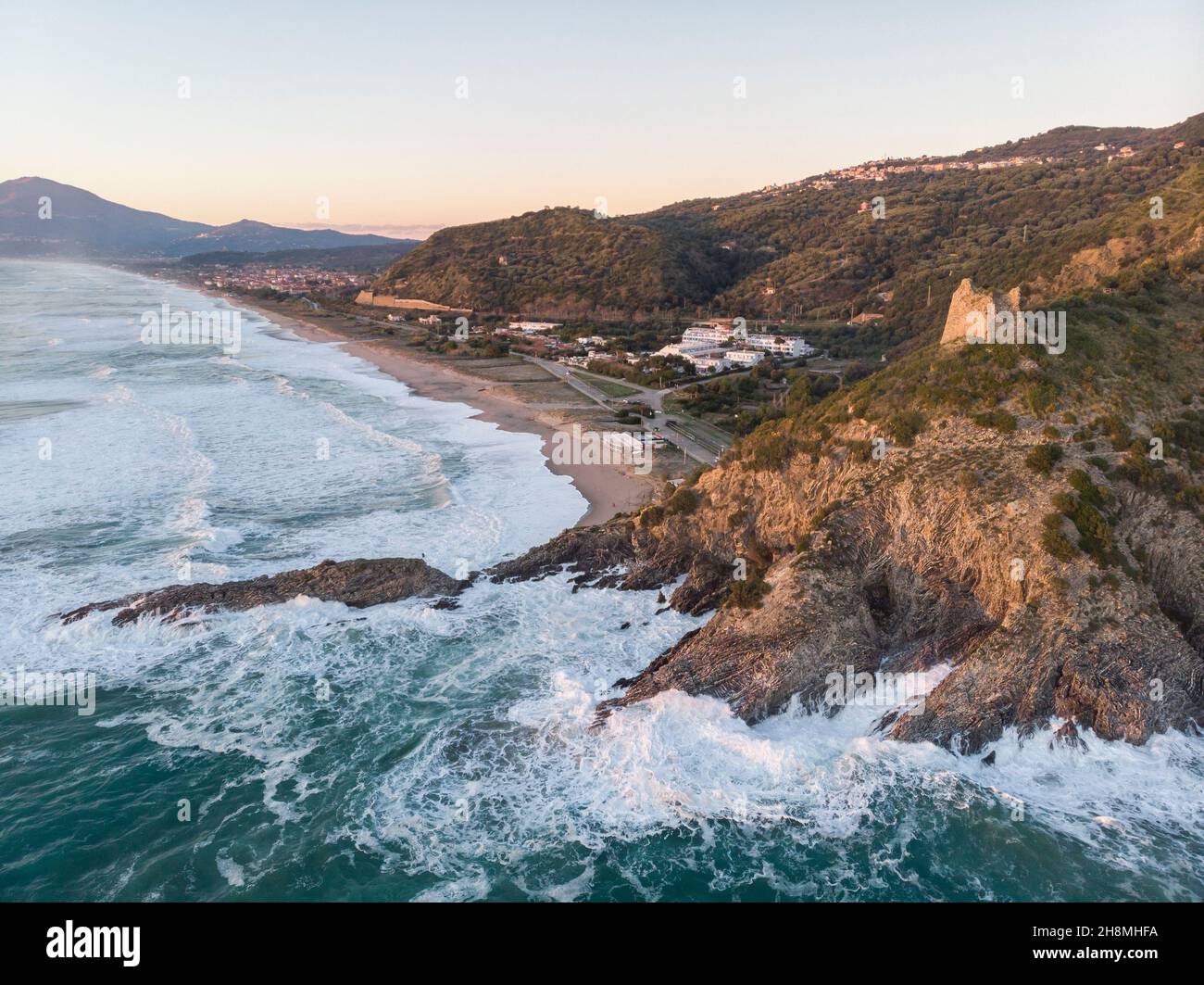 Ascea marina cliff hi-res stock photography and images - Alamy