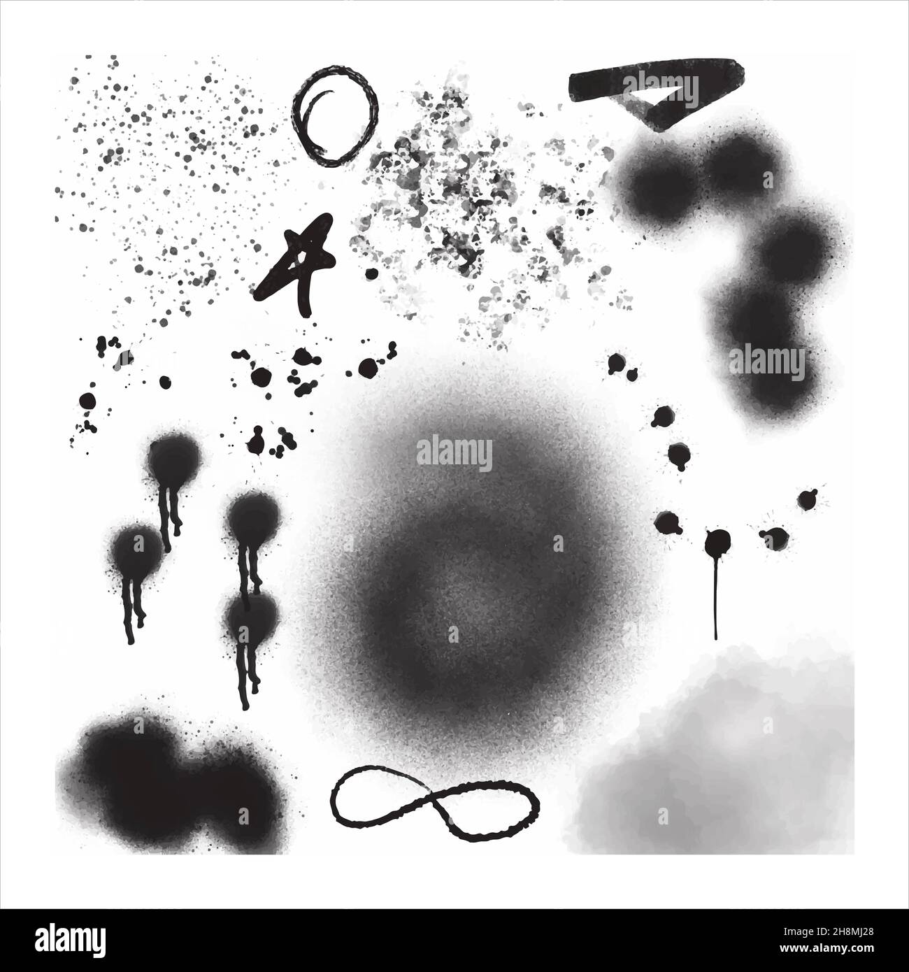 Scribble Doodle Design Elements Isolated Vector Illustration. Scribble ...