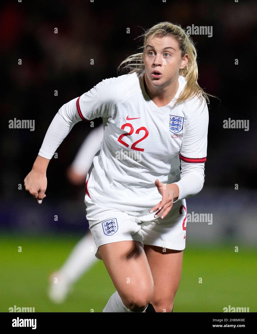 Doncaster, England, 30th November 2021. Alessia Russo of England during ...