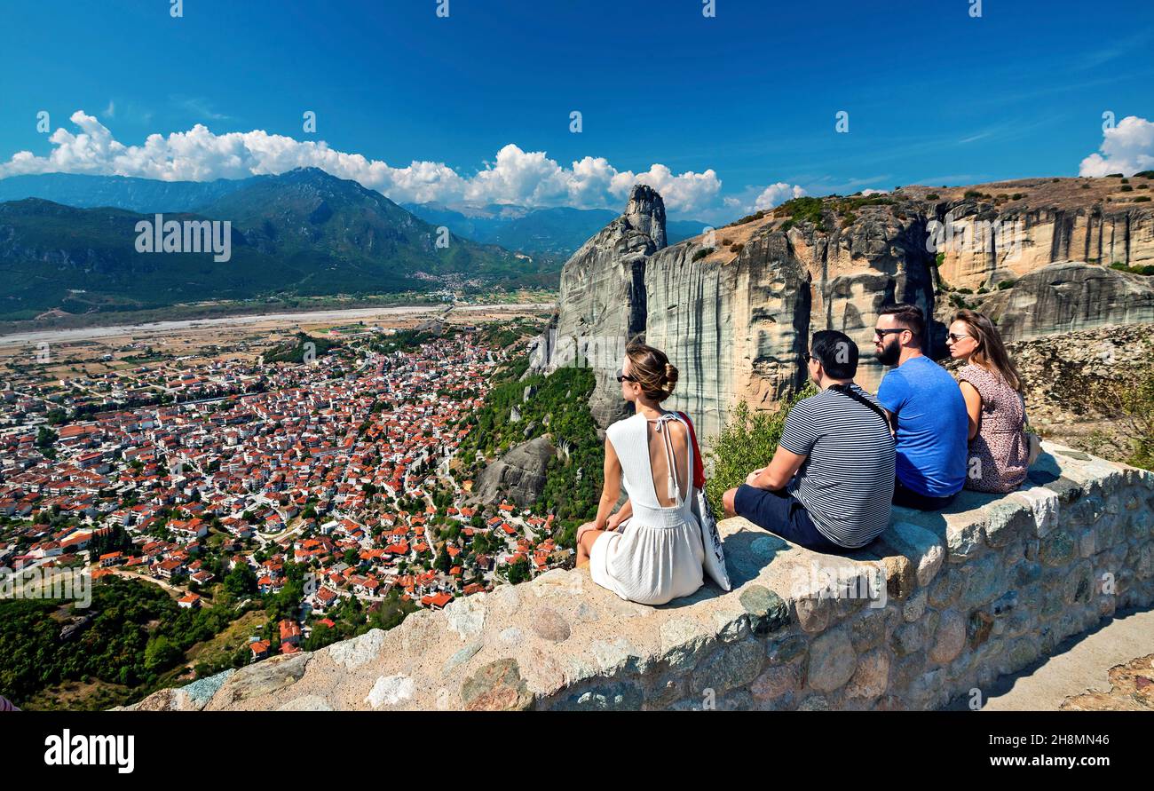 Kalambaka view hi-res stock photography and images - Alamy