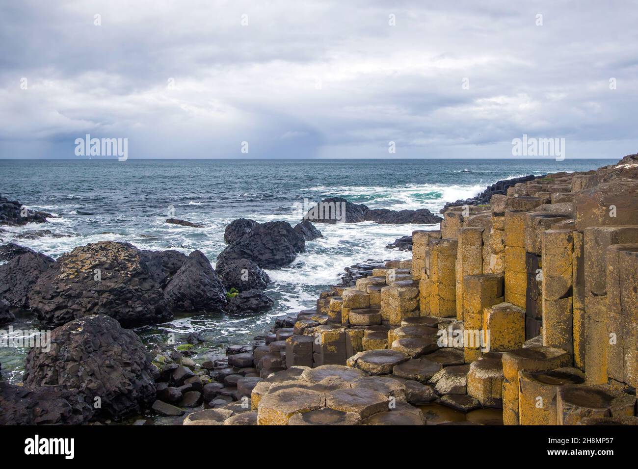 Northern Ireland Sea Coast, Antrim landscapes, Giants of Causeway ...